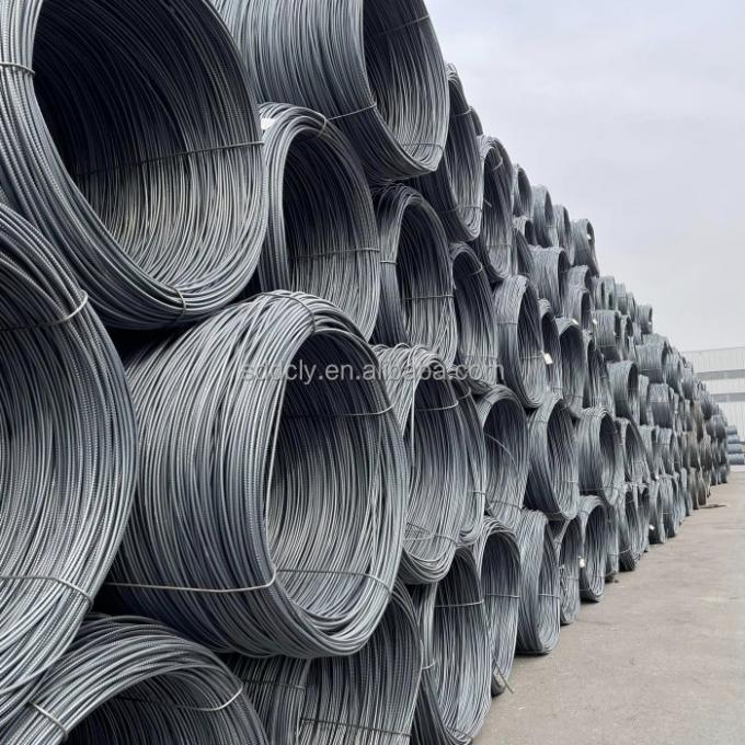 ASTM HRB400 HRB500 High Tensile Concrete Deformed Rebar Reinforcement ...