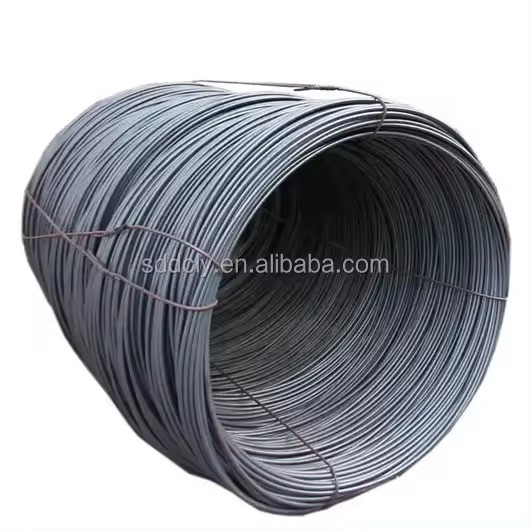 82A 82B High Carbon Rebar Galvanized Steel Wire Rod For Spring Wiring ...
